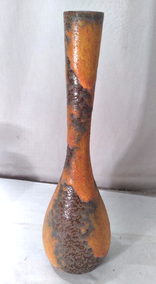 Vintage 1970s Alrun Guest For Royal Haeger Orange Peel 15" Bud Vase | eBay