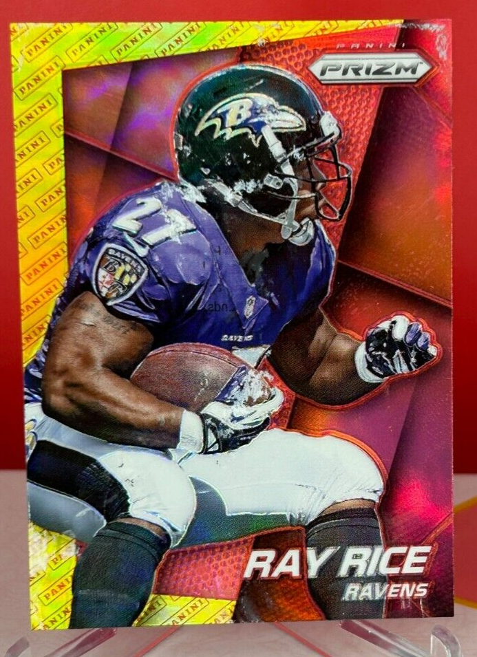 2014 Prizm Football Ray Rice Panini Gold Variation Ravens | eBay