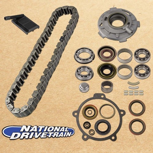 TRANSFER CASE CHAIN, PUMP, FILTER & BEARING REBUILD KIT - FITS JEEP 94 ...