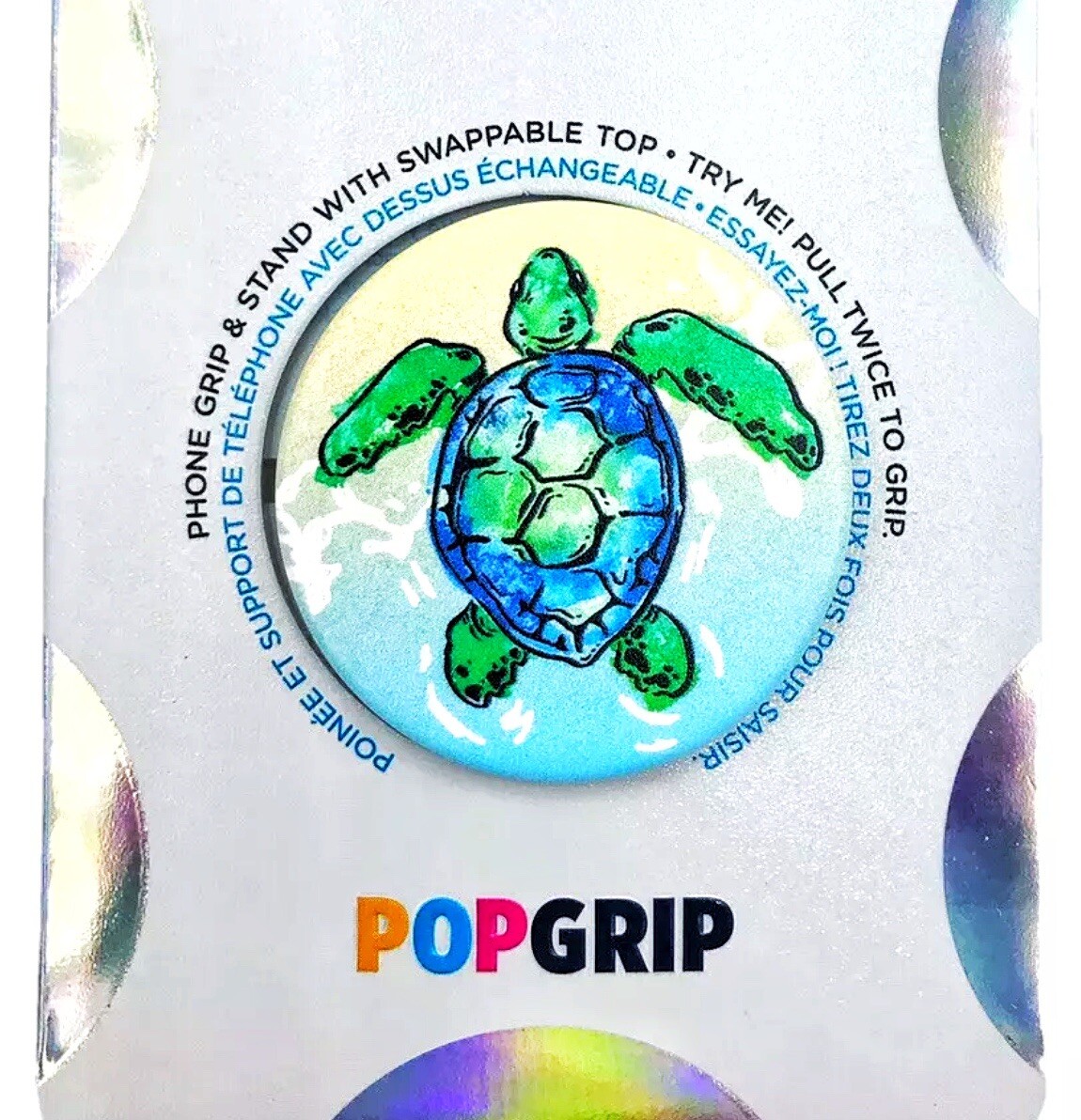 PopSockets PopTop Just The Top Green Sea Turtle Honu Compatible W/Swap ...