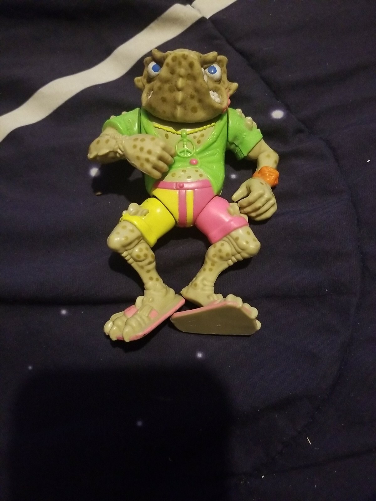 4" 1990 TMNT Napoleon Bonafrog Frog Figure Teenage Mutant Ninja Turtles ...