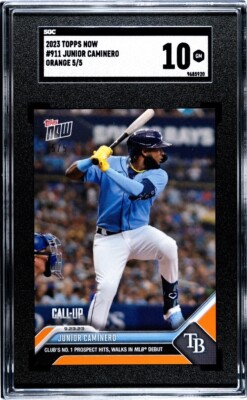 2023 Topps Now #911 Junior Caminero Orange 5/5 | eBay