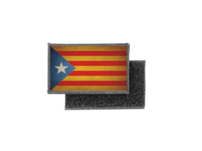 Flag patch printed badge country vintage catalonia catalunya r2 | eBay UK