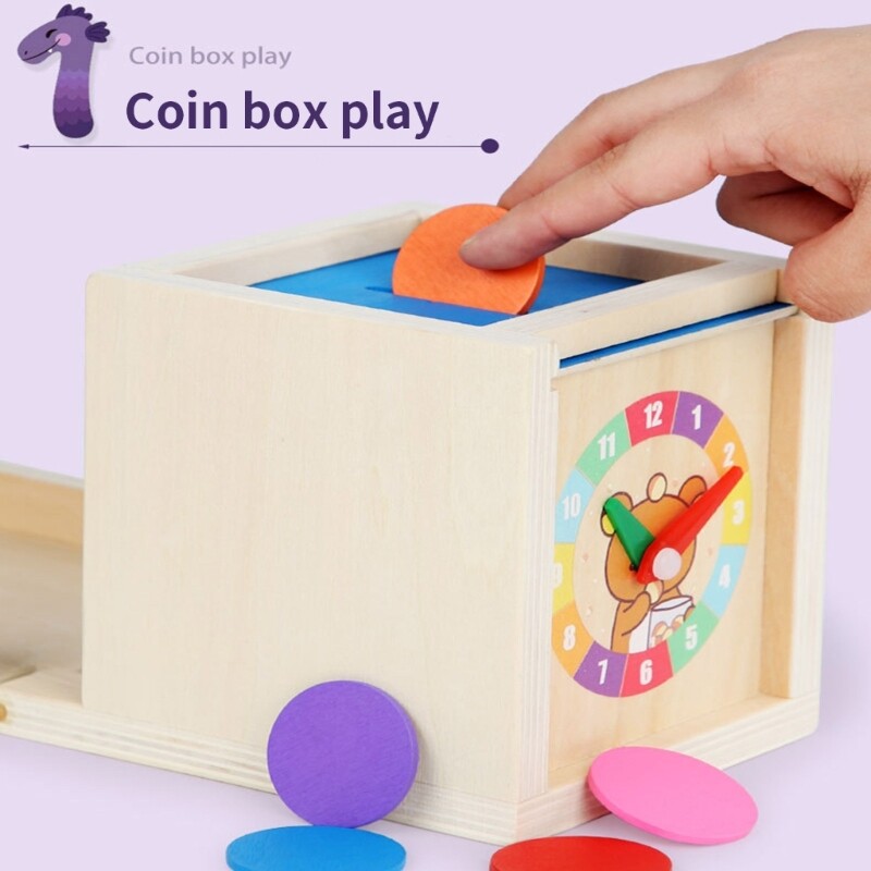 Color Sorting Box Plugging Toy Early Learning Puzzle Toy Classroom ...