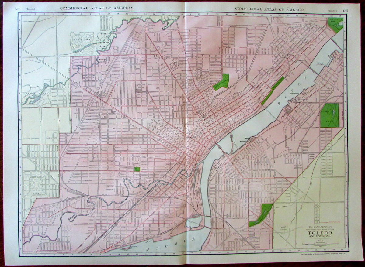 Map Downtown Toledo Ohio