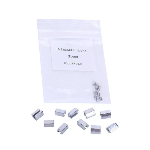 100Pcs Dental Orthodontic Crimpable Hook Split Sliding Stop for Arch ...