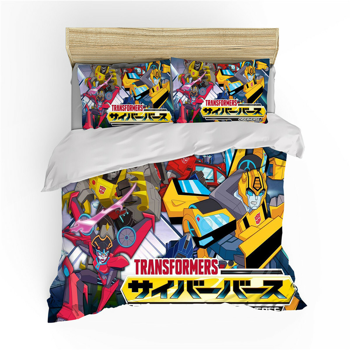 Transformers Queen/Single/Double/King Bed Quilt Doona Duvet Cover Set ...