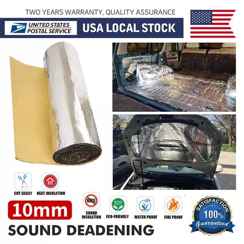 16sqft Thermal Sound Deadener Car Heat Shield Insulation Noise Reduce ...