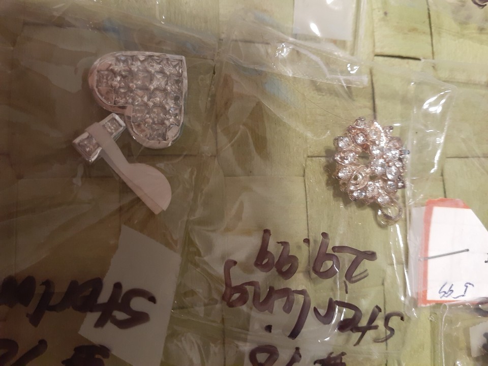 102 grams sterling silver jewelry lot to Scrap or Wear (most pendants ...