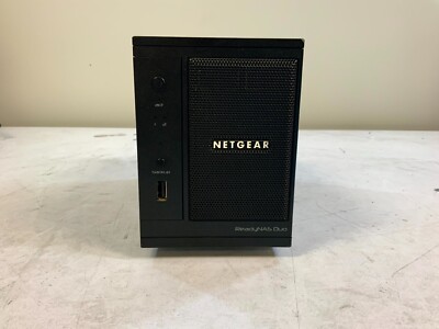 Netgear RND2110-100NAS ReadyNas DUO 2-bay Network Storage Black USB 1TB ...