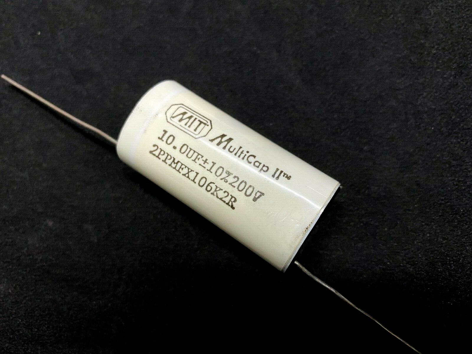 1pcs- Multicap 2PPMFX 10uF 200V 10% 2PPMFX106K2R Audio Axial Film ...