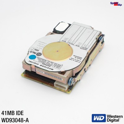HARD DISK 41MB WESTERN DIGITAL WD WD93048-A 40MB HDD FESTPLATT IDE PATA ...