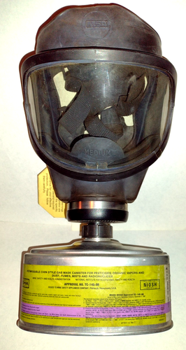 Vintage MSA Mine Safety Appliances Gas Mask Medium | eBay