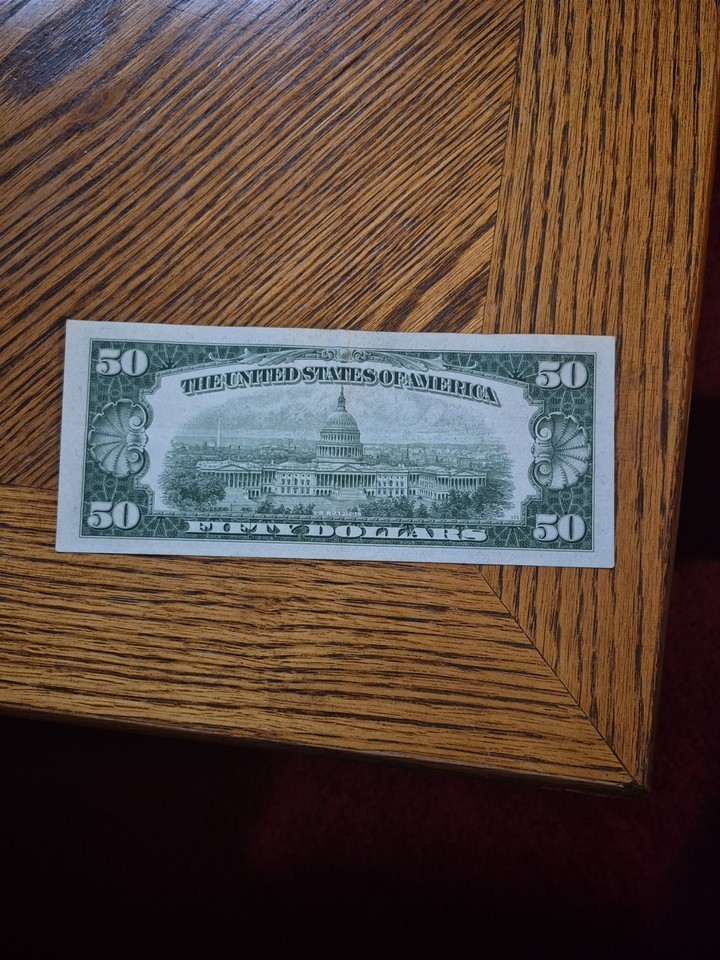 1950D $50 Dollar **STAR NOTE ** Low Serial. B Block Nice Bill | eBay