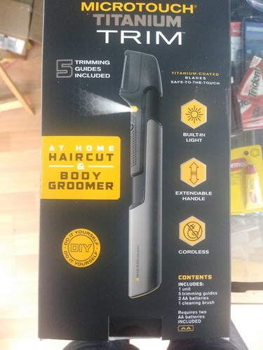 Micro Touch Titanium TRIM & MAX at Home Hair Cutting Body Shaver ...