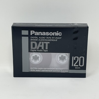PANASONIC DAT 120 Digital Audio Tape RT-R120P (60m) Extra High Sound ...