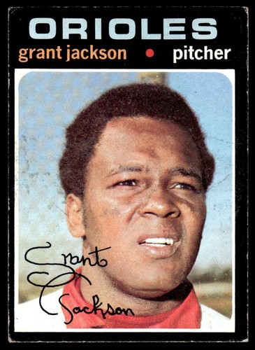 1971 Topps Grant Jackson #392 Baltimore Orioles Baseball Card | eBay