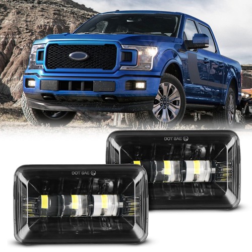 LED Fog Light Rectangle Fog Bumper Lamp Assembly For 2015-2018 Ford ...