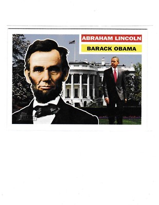 2009 Topps Heritage Abraham Lincoln/Barack Obama American Heroes #128 ...