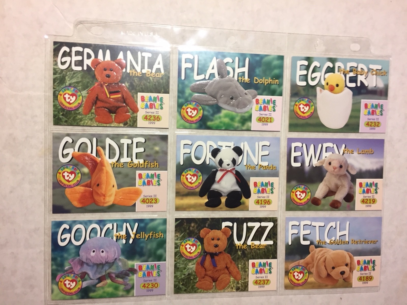 Ty Beanie Baby Trading Cards Common Set of Series 2 Cards~100 Cards ...