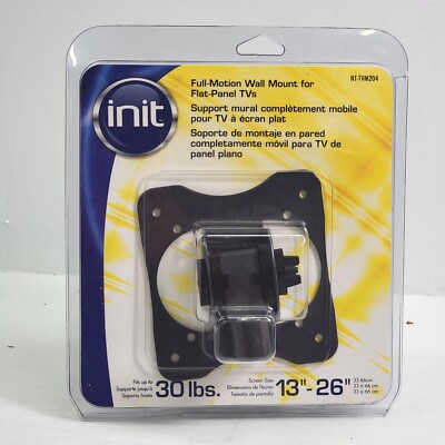 Init Tilting Wall Mount for Most 13"-26" Flat Panel TVs Vesa 75 & 100 ...