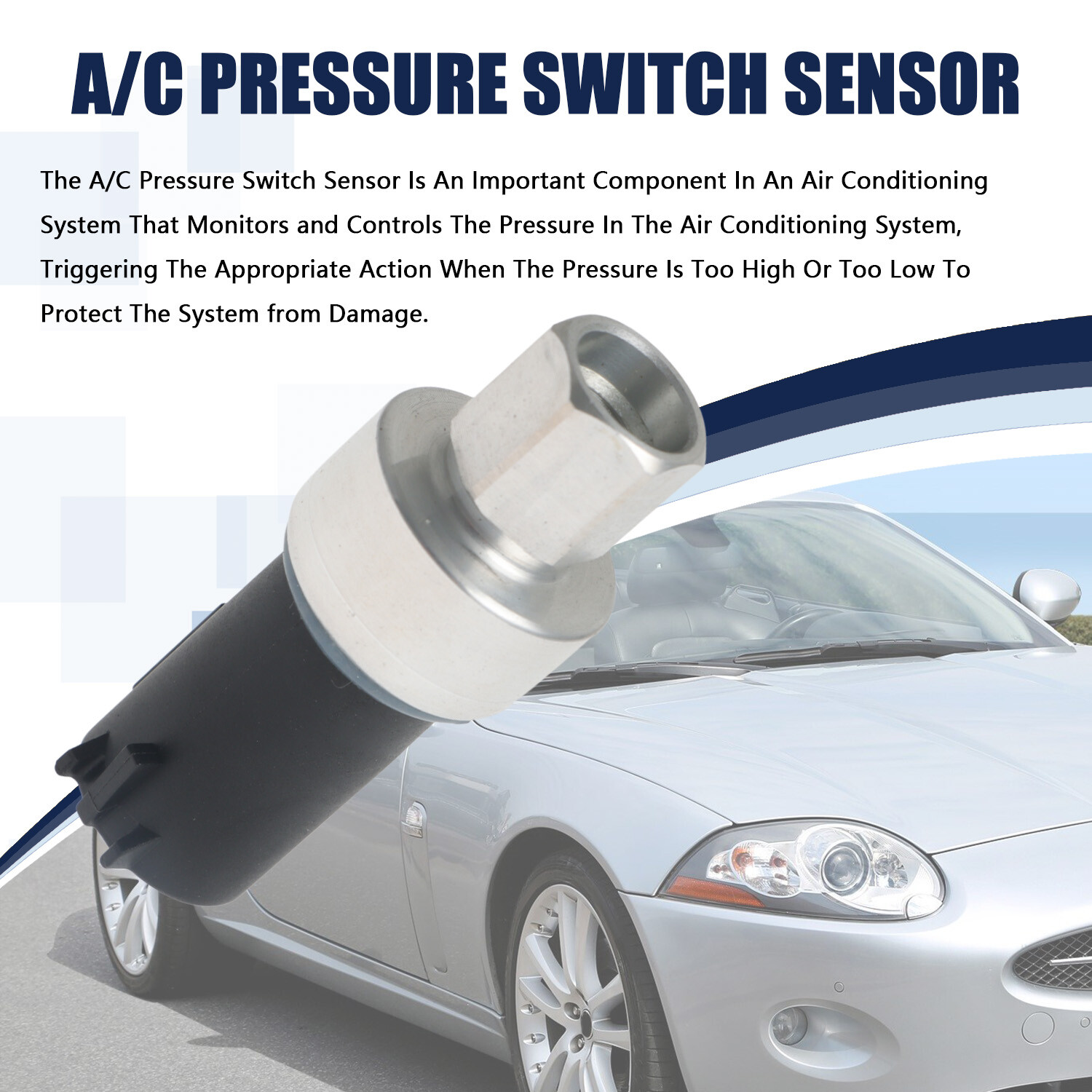 Air Conditioning A/C Pressure Switch Sensor Fit for Jaguar S-Type XKR ...