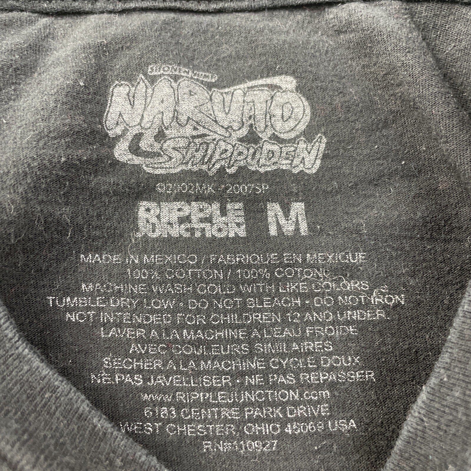 Shonen jump Naruto Shippuden Vintage 2002 graphic pri… - Gem