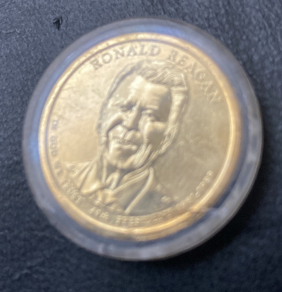2016 S RONALD REAGAN REVERSE PROOF DOLLAR COIN IN CAPSULE FROM ...
