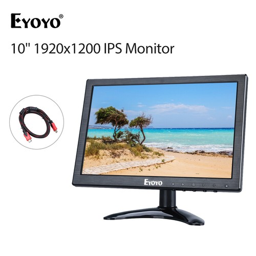 Portable Eyoyo 10inch 1920x1200 LED Screen Display AV VGA BNC HDMI IPS ...