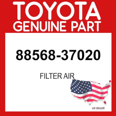 Toyota Genuine 88568-37020 Filter Air 8856837020 OEM | eBay