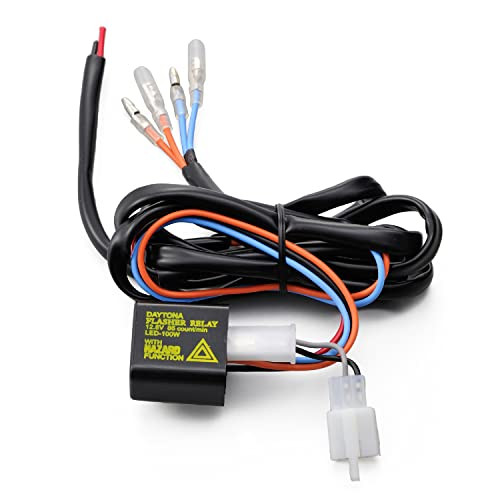 Daytona Motorcycle Turn Signal Relay LED Compatible 2-Pin Hazard ...