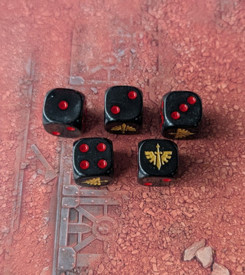 40k Dice for Dark Angels x5 | eBay