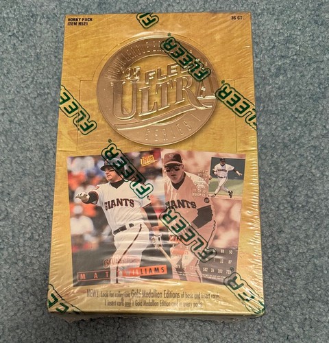 1995 Fleer Ultra Baseball Series I Factory Sealed Box (36 packs) | eBay