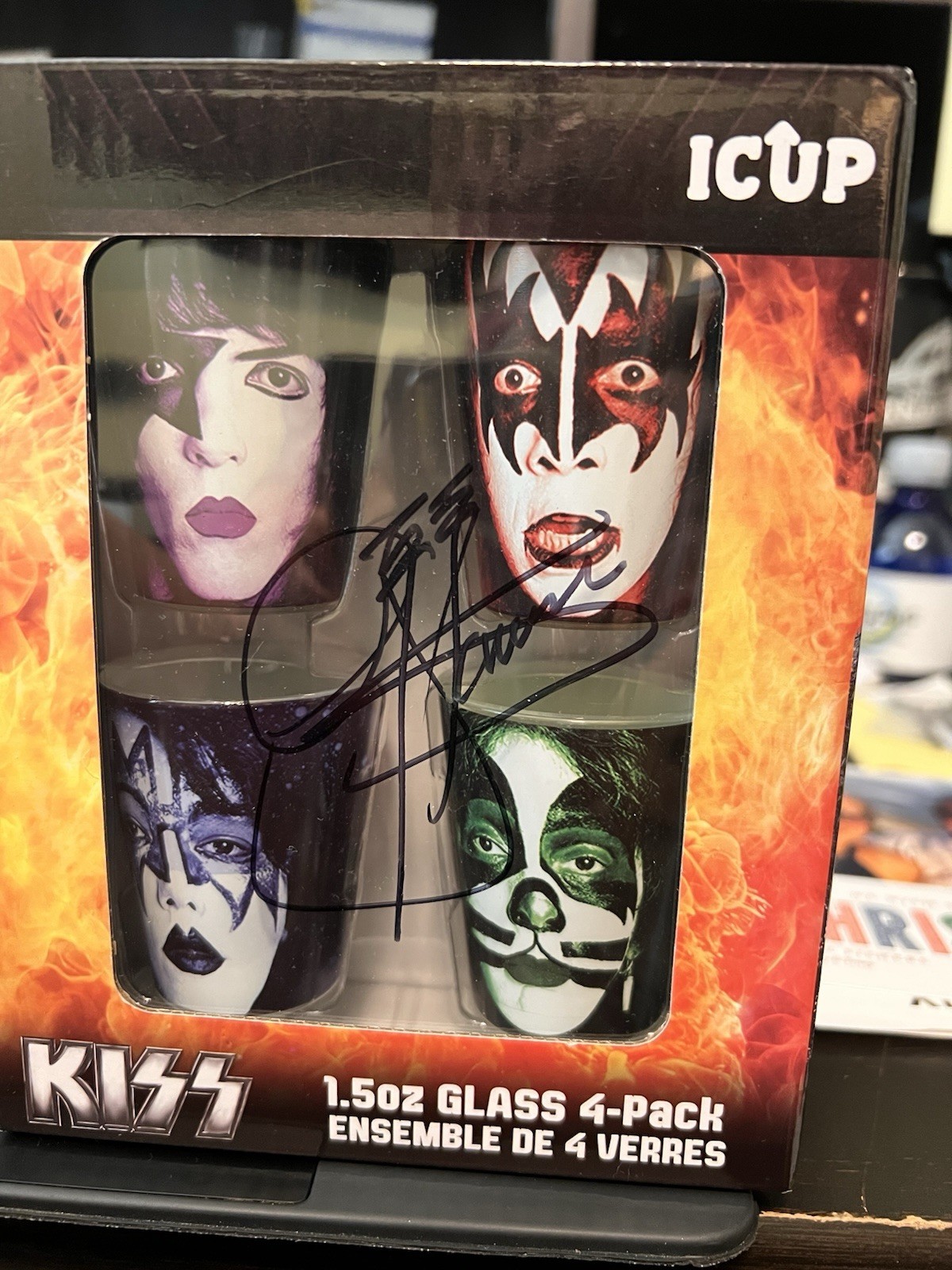 Kiss Shot Glasses Signed By Gene Simmons | eBay