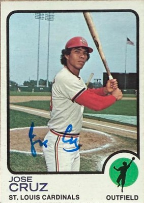 Jose Cruz Autographed 1973 Topps #292 | eBay