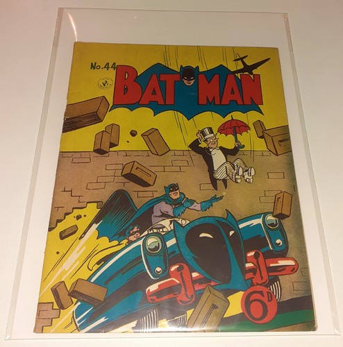 BATMAN no.44 UK 1952 rare Golden-Age PENGUIN + "How to be Batman ...