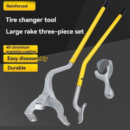 Vacuum Tire Removal Tool Tire Truck Crowbar Large Rake Mobile Tire ...