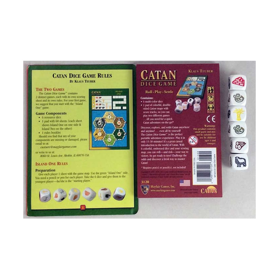Catan Studio Catan 5th Edition Catan - Dice Game Box VG/Mint | eBay