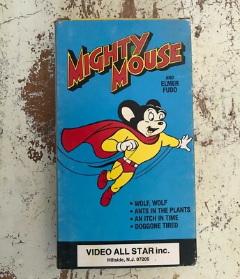 Mighty Mouse - VHS - Video All-Stars - (30 minutes) | eBay
