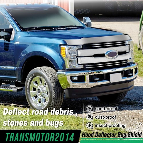 Fit For 2017-20 Ford F250 F350 Hood Deflector Bug Shield Guard Bonnet ...