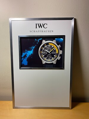 Basck Display IWC SCHAFFHAUSEN Exhibition Back - AQUATIMER - Metal | eBay