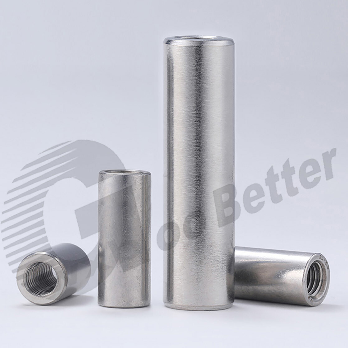 M3~M20 A2 Stainless All Thread Sleeve Rod Bar Stud Round Connector Tube ...