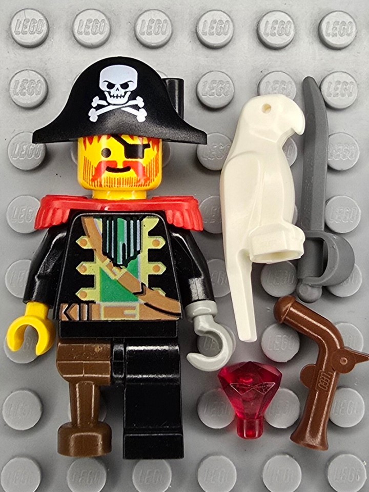 Lego Pirates Minifigures PI055 Captain Red Beard | eBay