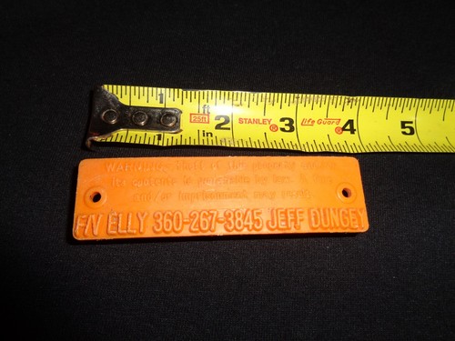 FISHING CRAB POT-LOBSTER TRAP-OWNER ID TAG "DEADLIEST CATCH"* NAUTICAL ...