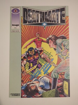 Deathmate Preview Image Comics Valiant Comics 1993 Crossover Event Foil ...