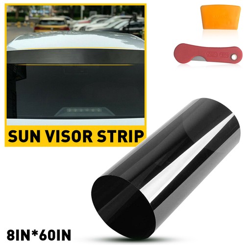 Car Sun Visor Strip Tint Film Front Windshield UV Shade Banner ...