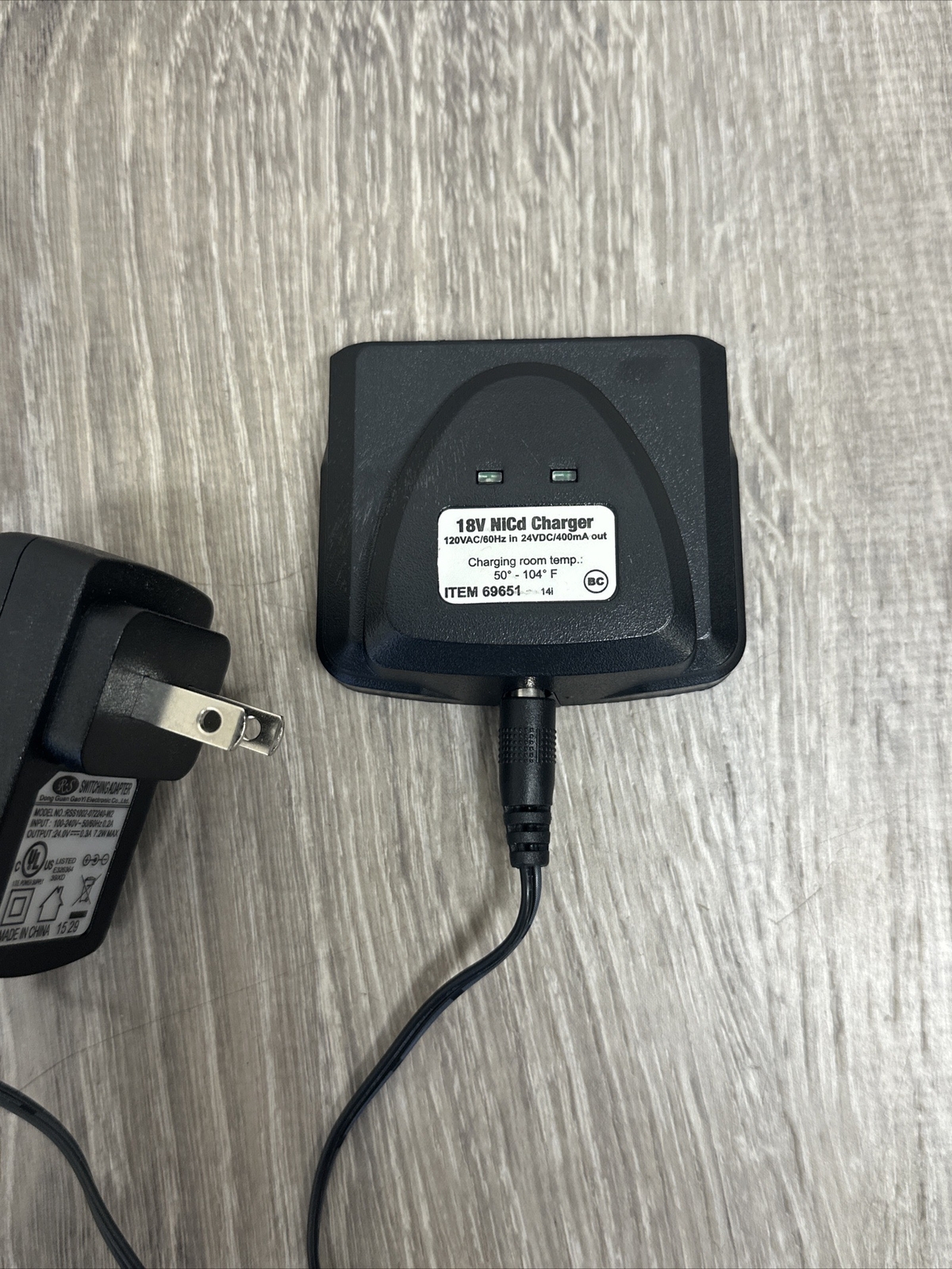 Drill Master 18v NiCd Charger Item 69651 24v 400ma for sale online | eBay