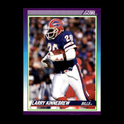 Larry Kinnebrew 1990 Score Buffalo Bills #128 Set Break GM | eBay