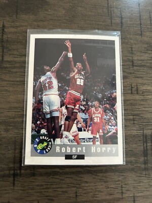 ROBERT HORRY 1992 Classic Draft Picks RC #33, Alabama, Houston Rockets ...