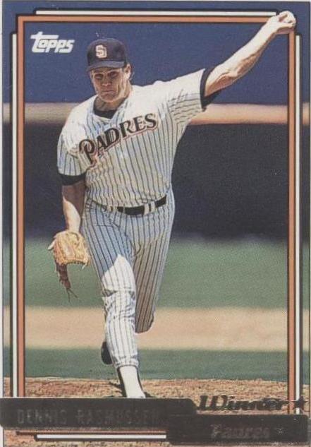 1992 Topps - Dennis Rasmussen #252 Gold Winner for sale online | eBay
